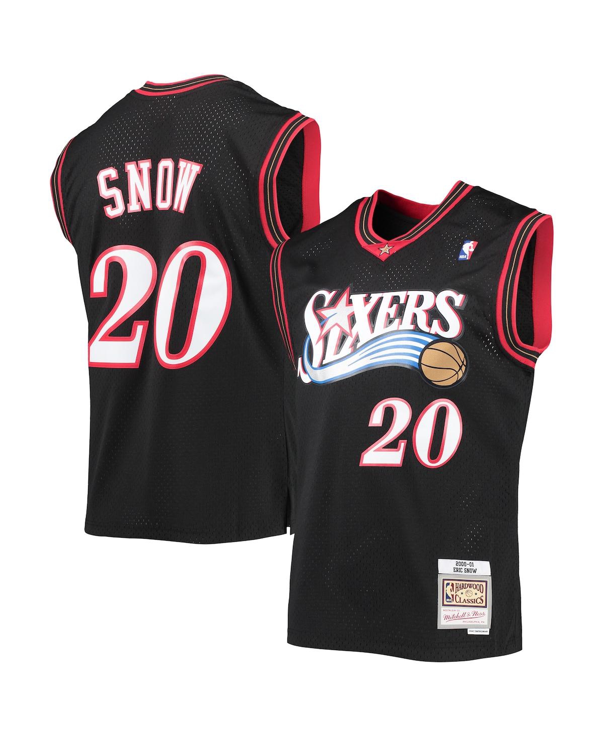 Click here for Mens Eric Snow Black Philadelphia 76ers 2000-01 Ha... prices