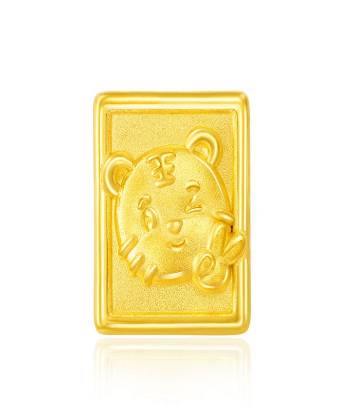 Chow Tai Fook Year of Tiger Charm in 24K Gold - Macy's