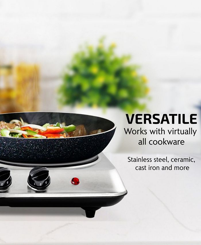 OVENTE Double-Plate and Cooktop Electric Infrared Burner - Macy's