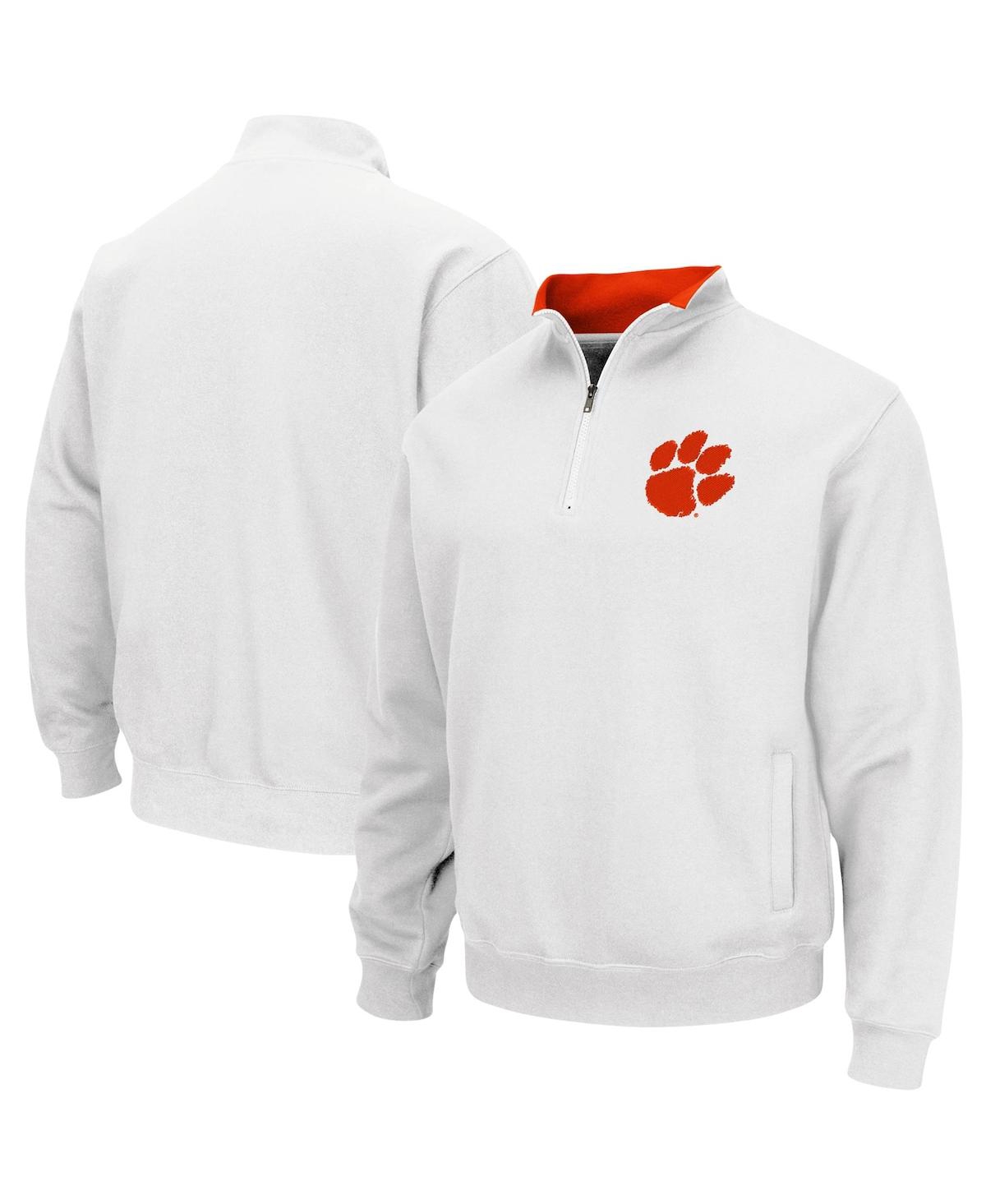 Click here for Mens White Clemson Tigers Tortugas Logo Quarter-Zi... prices