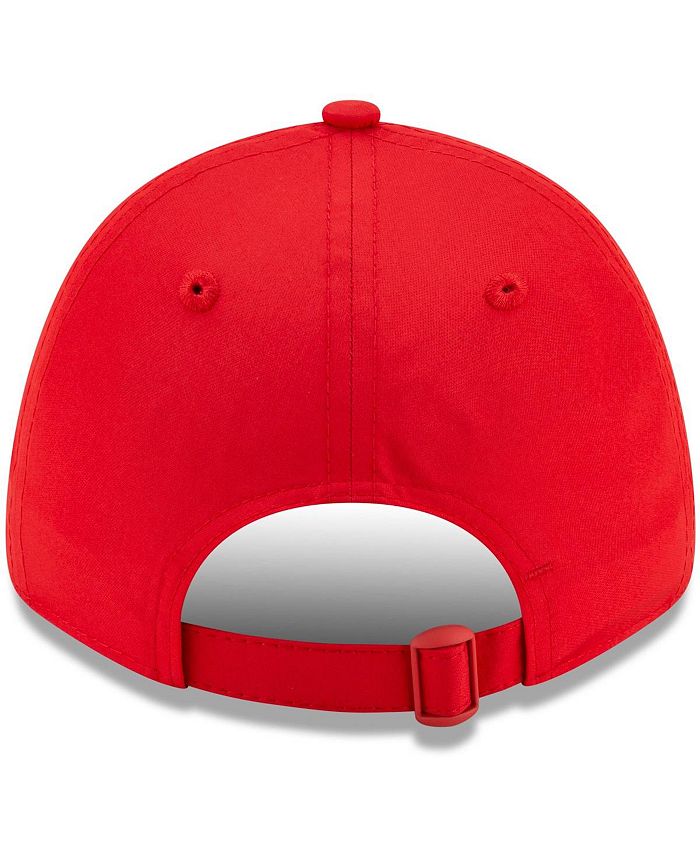 New Era Women's Red Toronto Raptors Micro Patch 9FORTY Adjustable Hat ...