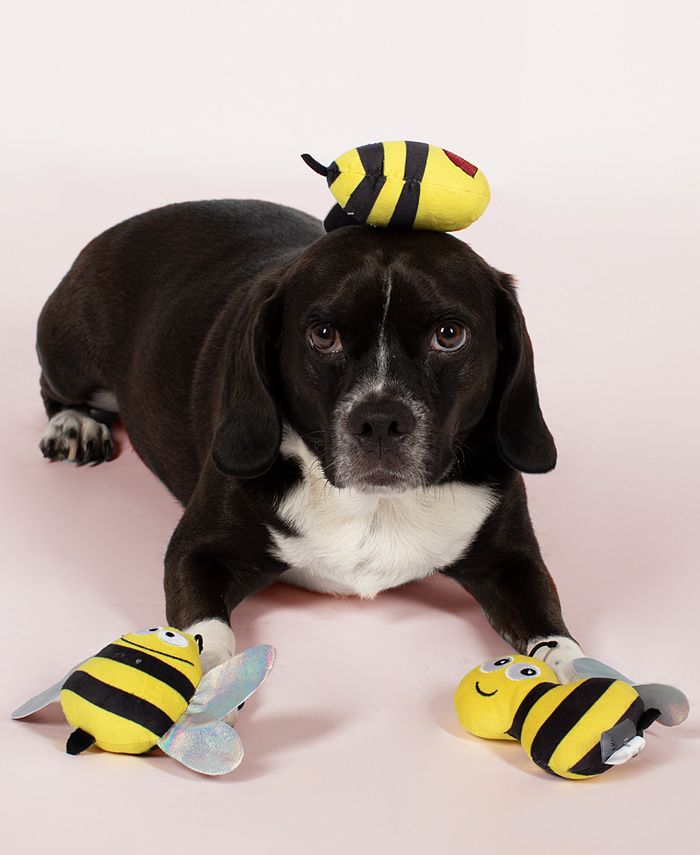 Fringe Studio 3-Pc. Bees Dog Toy Set - Macy's