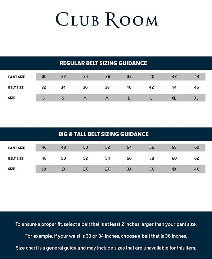 Club Room Leather Braided Belt - Macy's