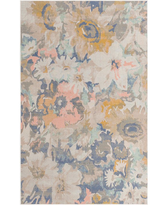 Bayshore Home Chapman Nymphaea 5' x 8' Area Rug - Macy's