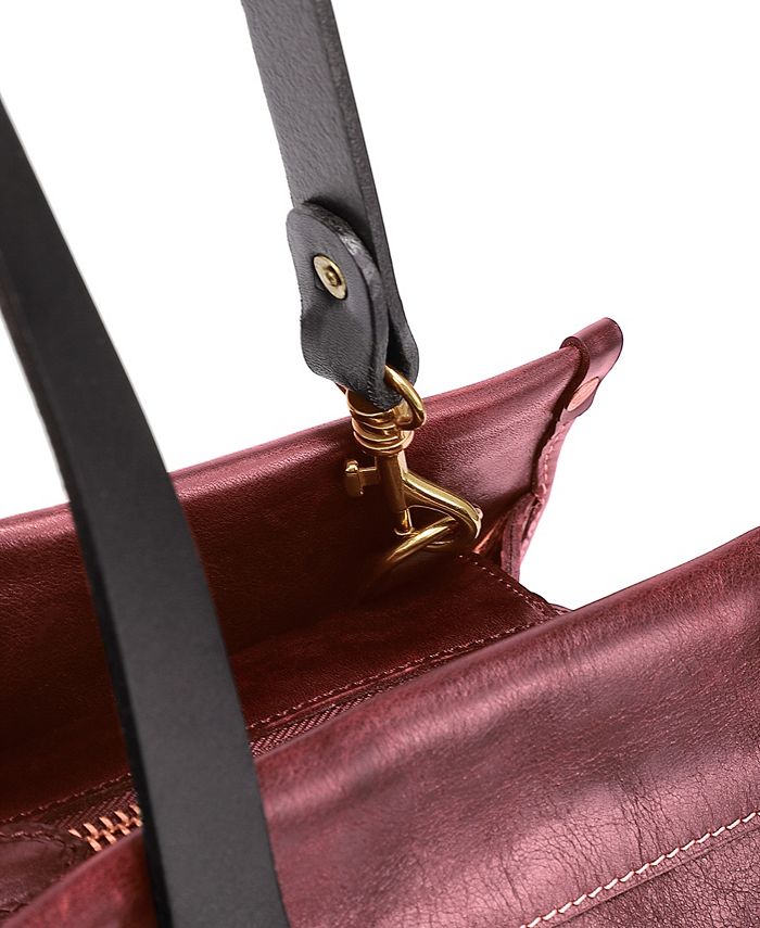 OLD TREND Women's Genuine Leather Spring Hill Duffel Bag - Macy's