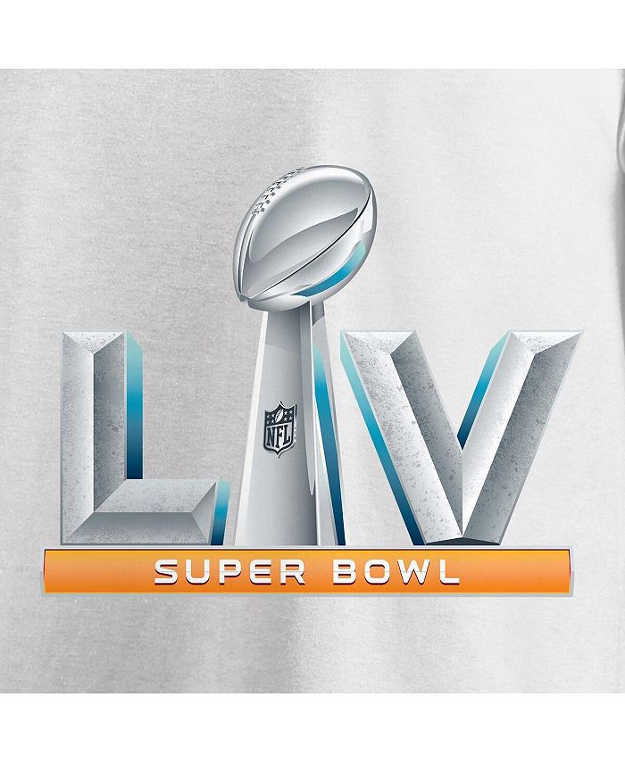 Fanatics Men's White Super Bowl LV Logo Upper T-shirt - Macy's