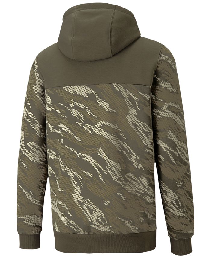 Puma Men's Camo-Print Fleece Hoodie - Macy's