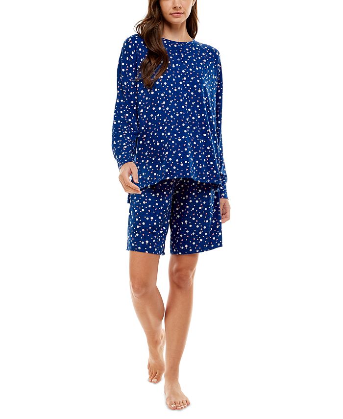 Roudelain Cozy Luxe Bermuda Shorts Pajama Set & Reviews - All Pajamas ...