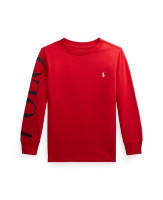Little Boys Logo Jersey T-shirt - Macy's
