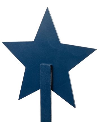 Glitzhome Wooden Patriotic Star Yard Stake, Set of 3 & Reviews - Shop ...