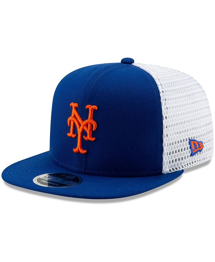 New Era Men's Royal, White New York Mets Mesh Fresh 9FIFTY Adjustable ...