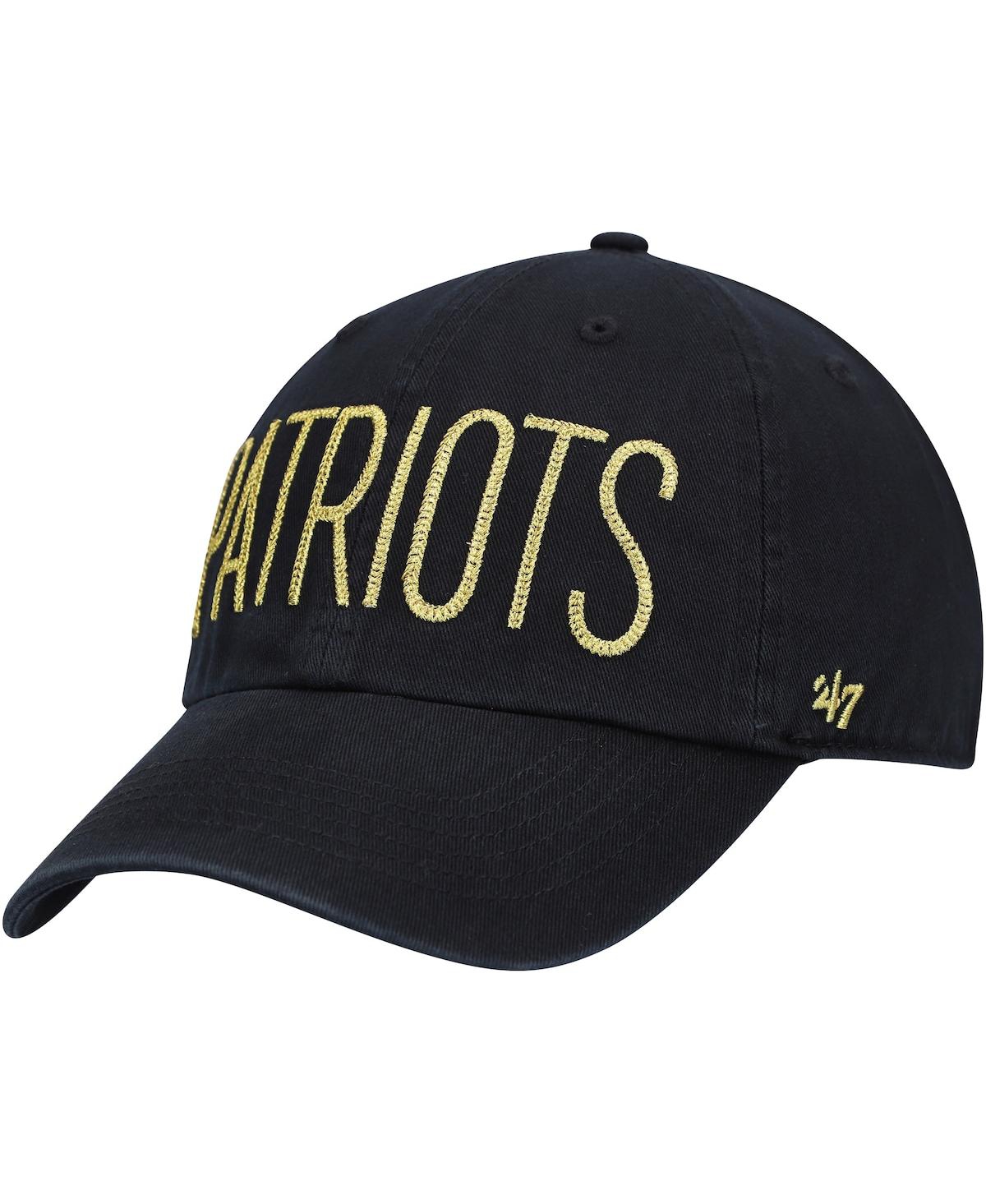 Click here for Womens 47 Black New England Patriots Shimmer Text... prices
