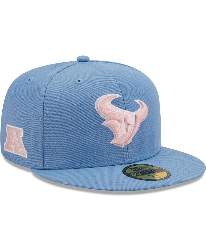 New Era Men's Light Blue Houston Texans Afc Pink Undervisor 59Fifty ...