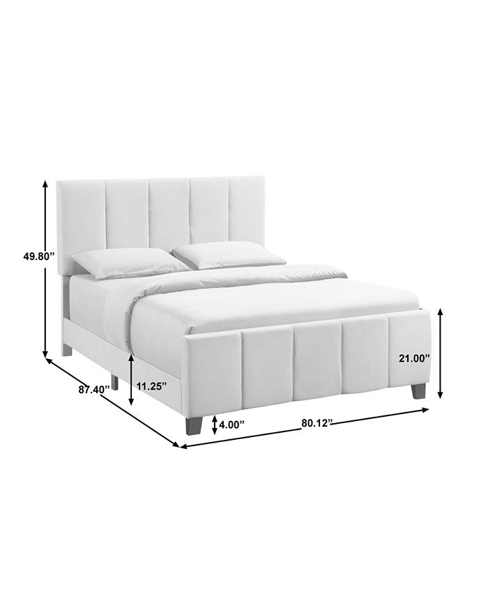 Homefare Modern Channel Bed, King - Macy's