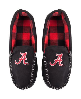 Men's FOCO Alabama Crimson Tide Team Logo Flannel Moccasin Black ...