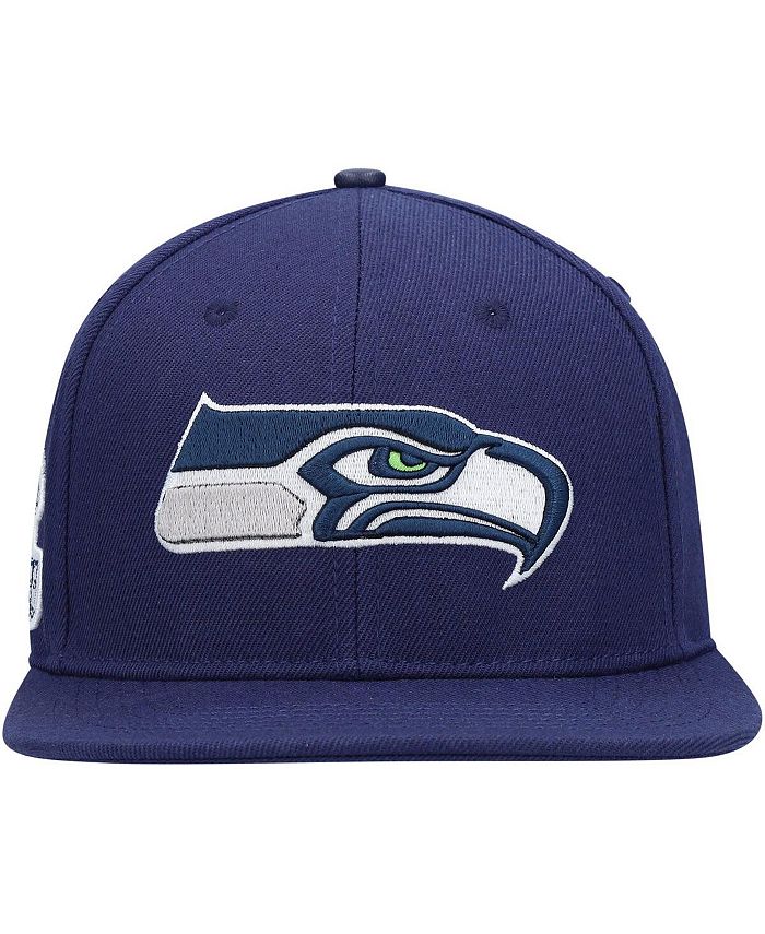 Pro Standard Men's College Navy Seattle Seahawks Logo II Snapback Hat ...