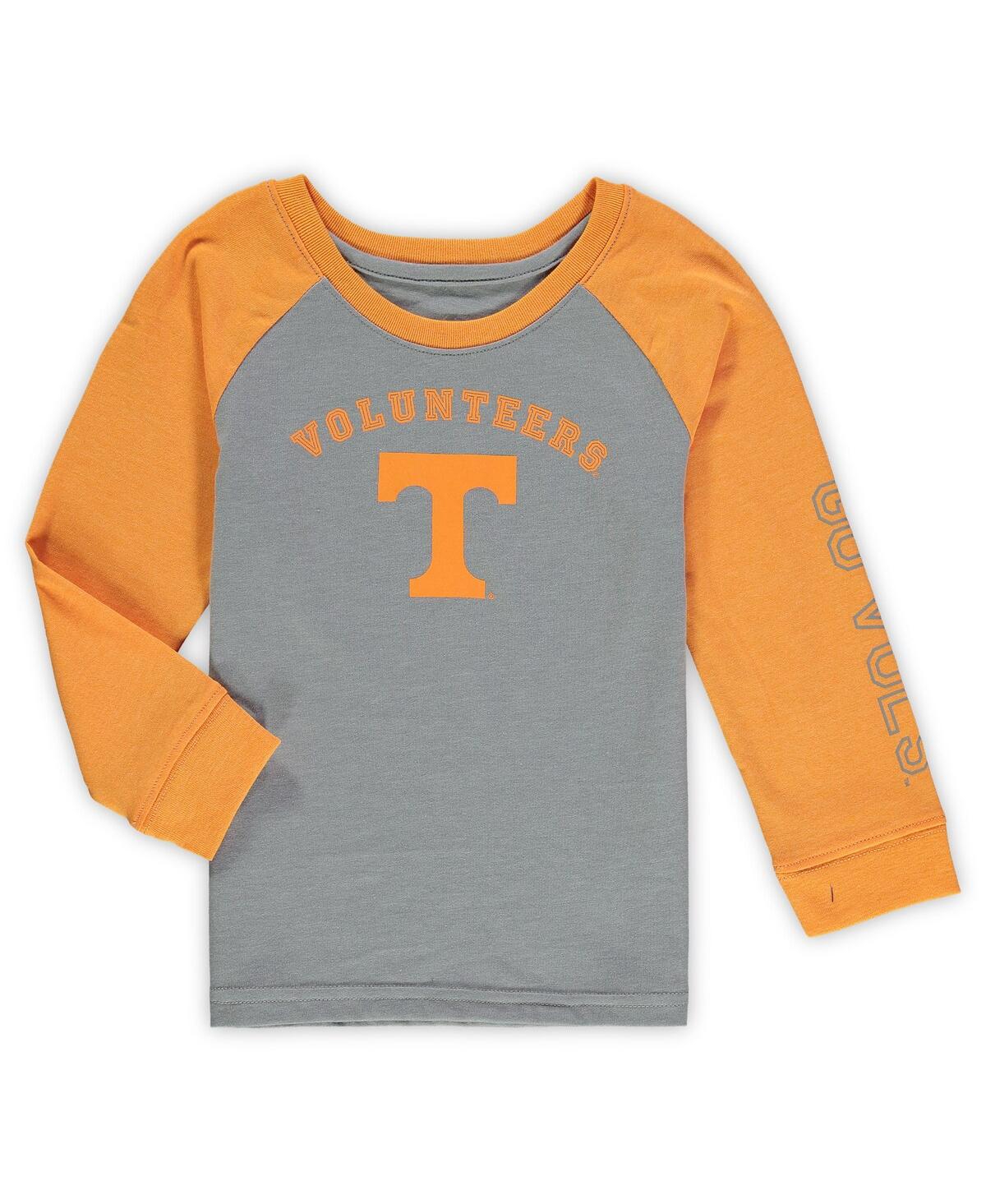 Click here for Toddler Boys and Girls Colosseum Heathered Gray Te... prices