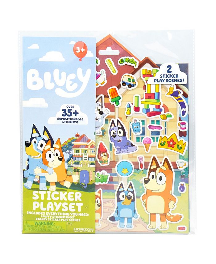 Bluey Sticker Play Set, 2 Pieces & Reviews - All Toys - Macy's