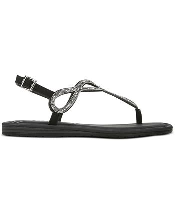 Zodiac Women's Yara Rhinestone Flat Sandals - Macy's