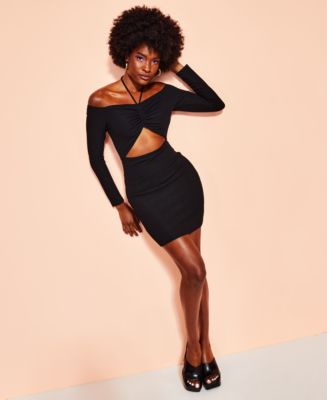 Royalty by Maluma Cutout Halter Dress, Created for Macy's - Macy's