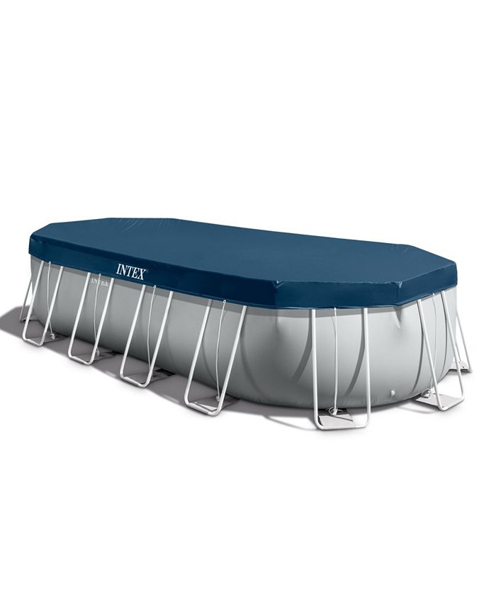 Intex - Prism Frame Oval Pool Set - Macy's