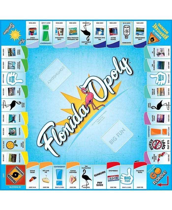 Late for the Sky Florida-Opoly Board Game - Macy's