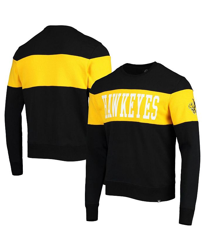 '47 Brand Men's '47 Black Iowa Hawkeyes Coed Interstate Pullover ...