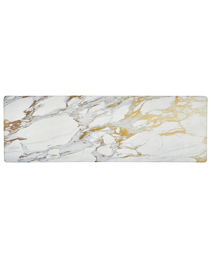 Global Rug Designs Cheerful Ways Marble 1'6" x 4'7" Runner Area Rug ...