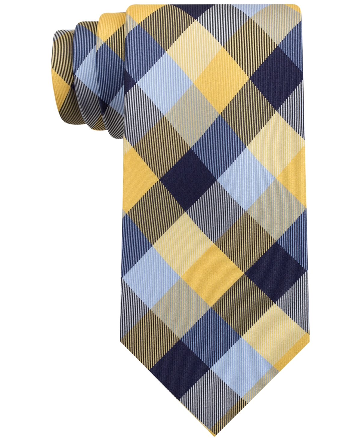 Click here for Tommy Hilfiger Mens Buffalo Check Tartan Silk Tie... prices
