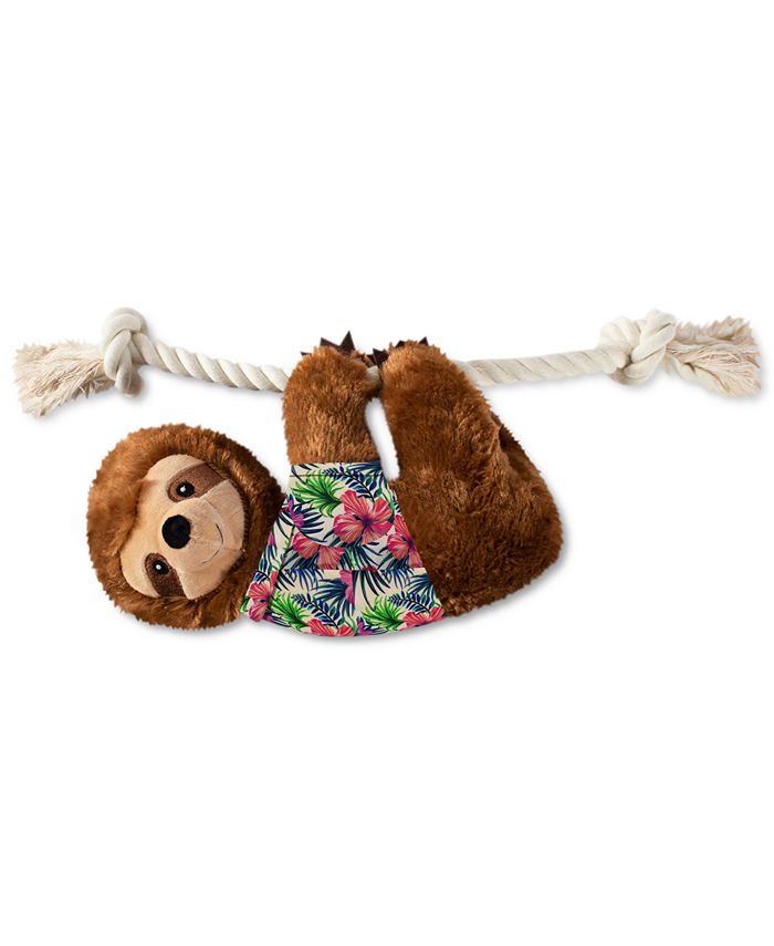 Fringe Studio Hangin Around Sloth Plush Dog Toy - Macy's