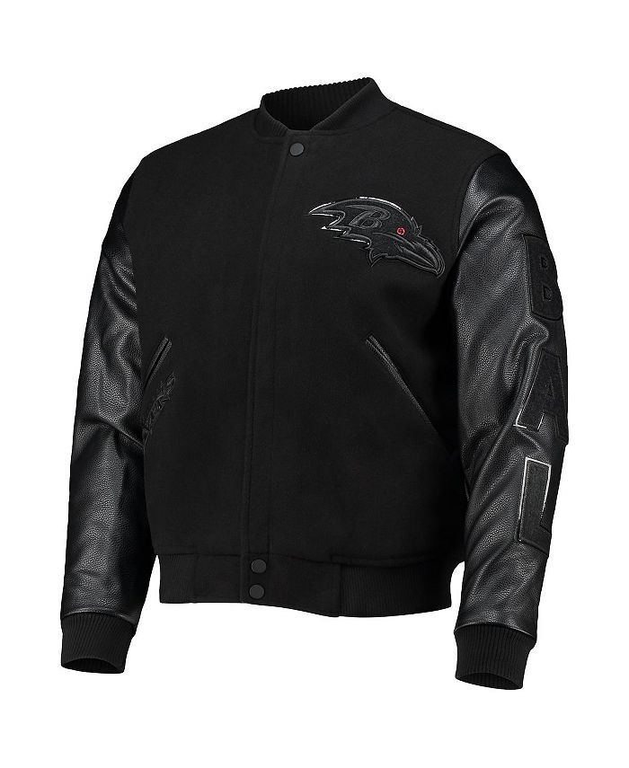Pro Standard Men's Black Baltimore Ravens Full-Zip Varsity Jacket - Macy's
