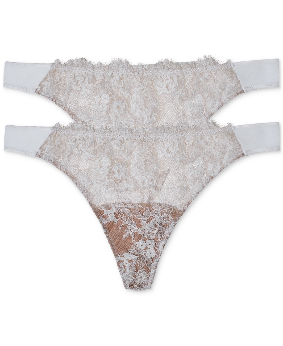 Click here for Skarlett Blue Womens Entice Front Lace Thong 3 Pac... prices