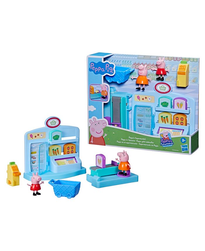 Peppa Pig Peppa Supermarket Play Set, 10 Piece - Macy's