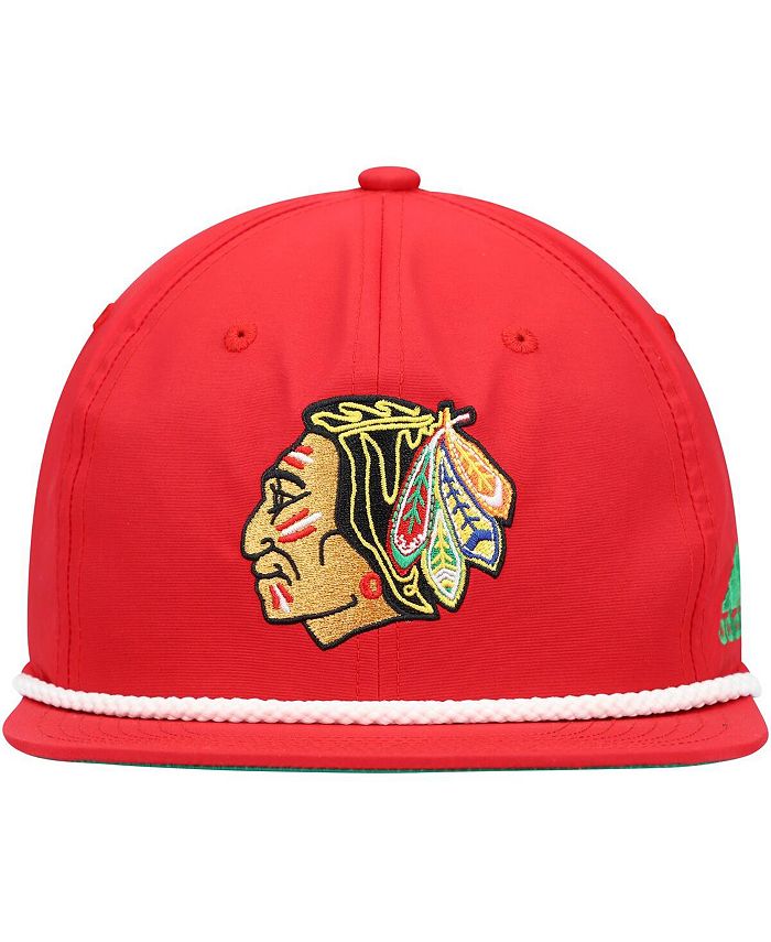 adidas Men's Red Chicago Blackhawks Rope Adjustable Hat - Macy's