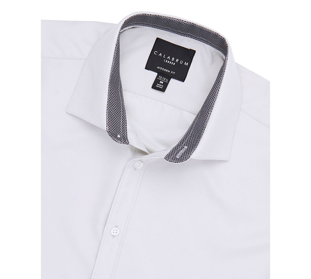 Click here for Calabrum Mens Regular Fit Solid Wrinkle Free Perfo... prices