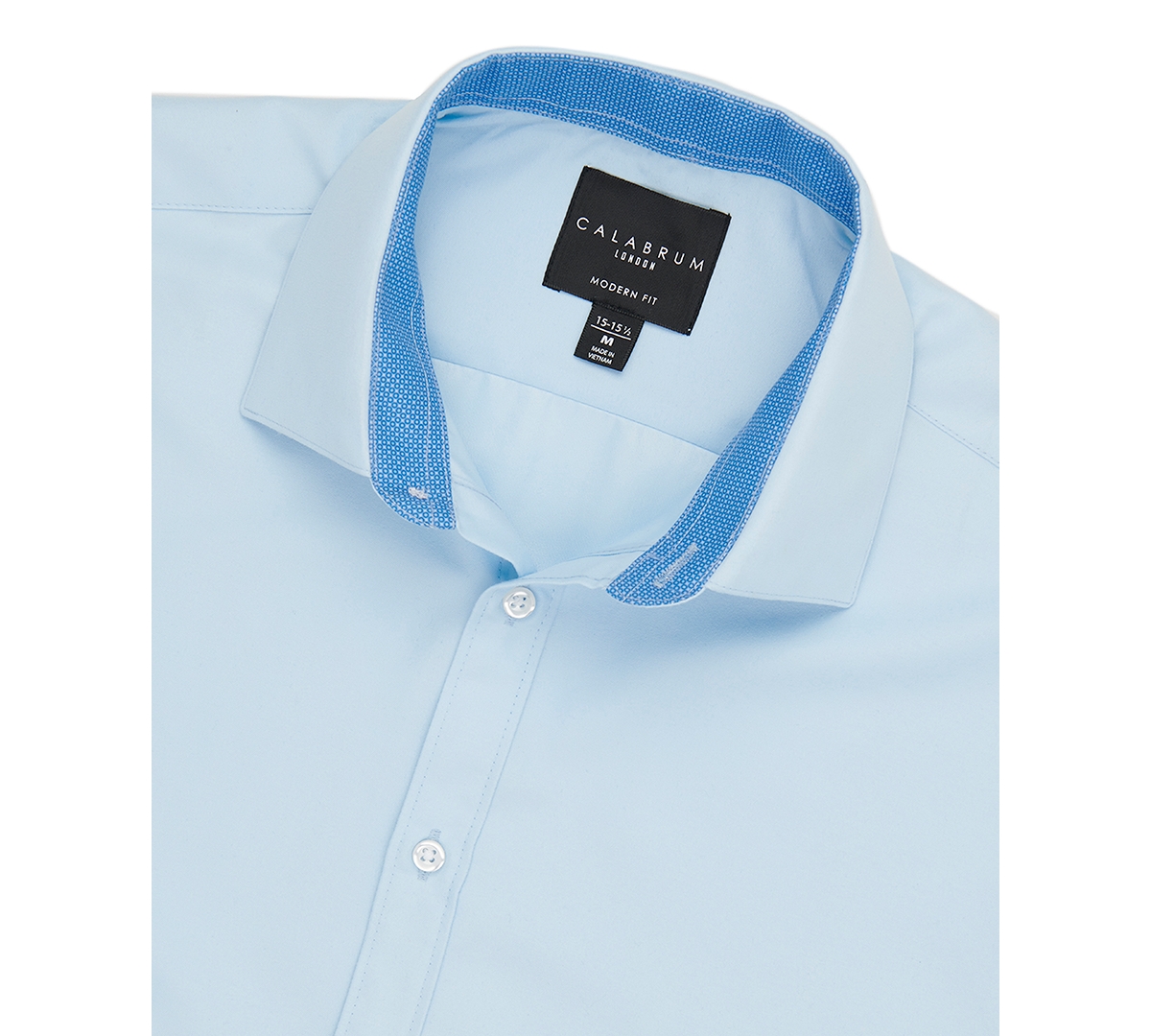 Click here for Calabrum Mens Regular Fit Solid Wrinkle Free Perfo... prices