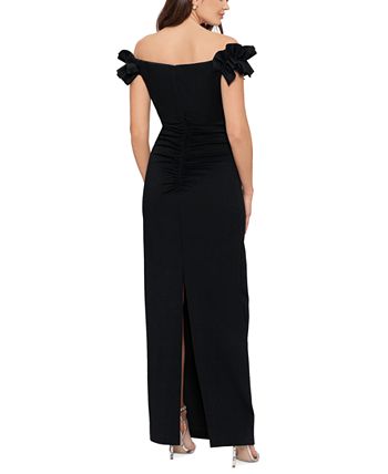 XSCAPE Off-The-Shoulder Ruffle Dress - Macy's