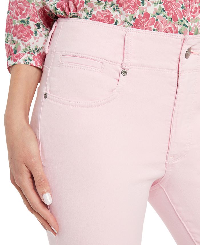 NYDJ Cropped Pink Skinny Jeans - Macy's