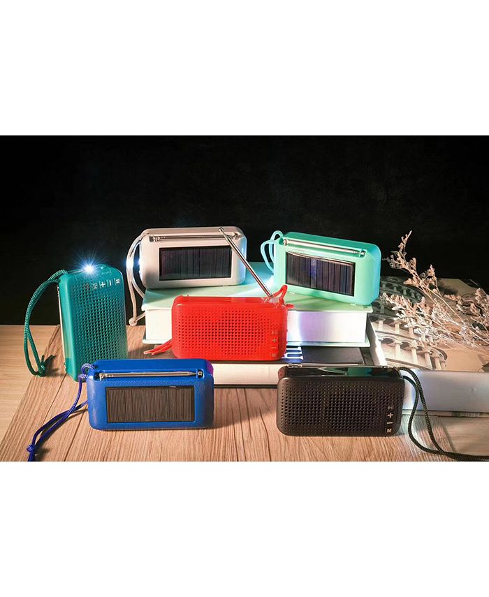 Phunkee Tree Black Solar Bluetooth Speaker - Macy's