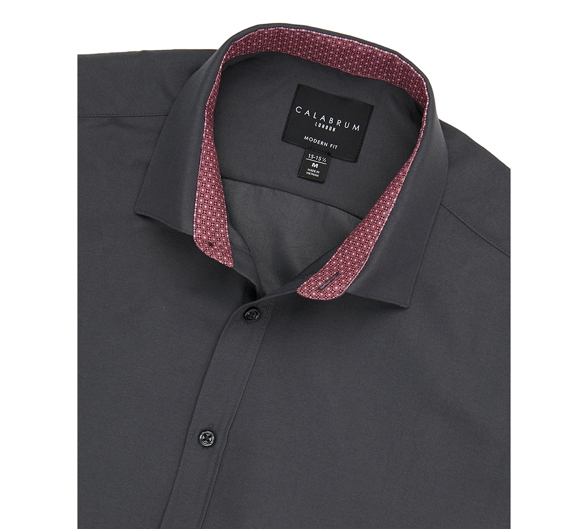 Click here for Calabrum Mens Regular Fit Solid Wrinkle Free Perfo... prices