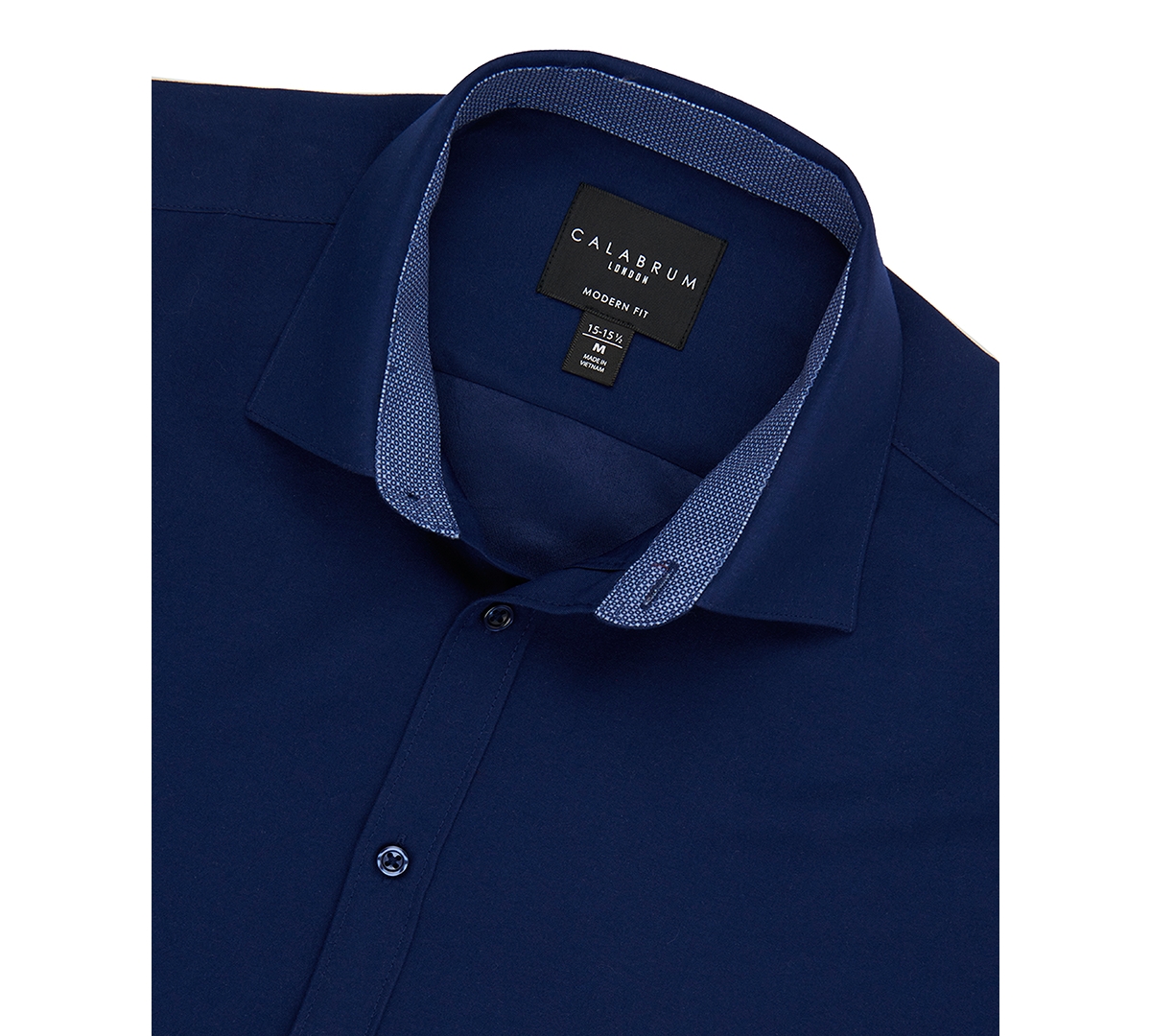 Click here for Calabrum Mens Regular Fit Solid Wrinkle Free Perfo... prices