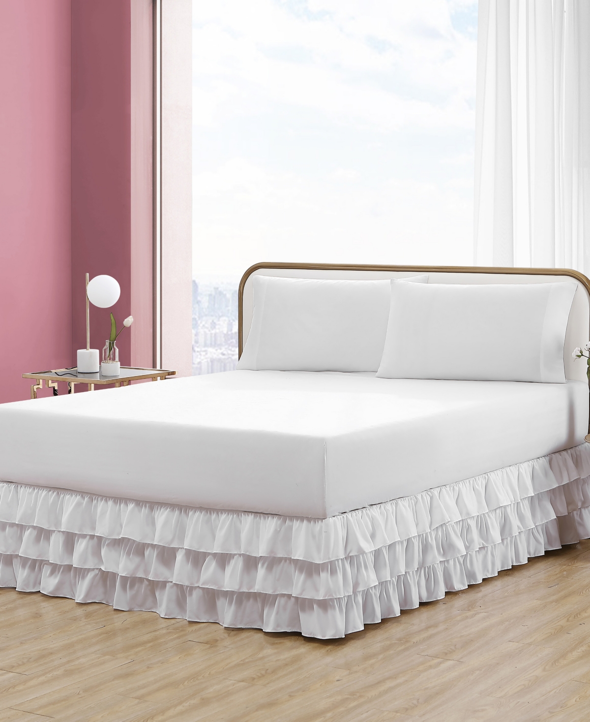 Click here for Betsey Johnson Solid Microfiber Ruffled Bedskirt... prices