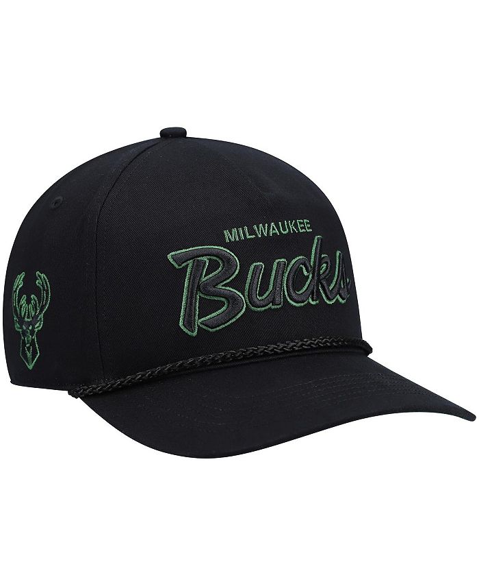 '47 Brand Men's '47 Black Milwaukee Bucks Crosstown Script Hitch ...