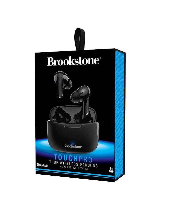 Brookstone Touch Pro True Wireless Bluetooth Earbuds - Macy's