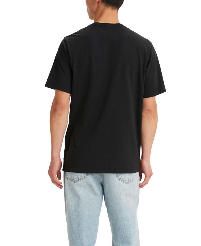 Levi's Men's Relaxed Fit Box Tab Logo Crewneck T-shirt & Reviews - T ...