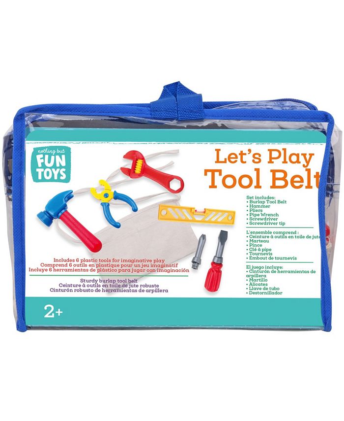 Flat River Group Let's Play Tool Belt Play Set, 6 Piece - Macy's