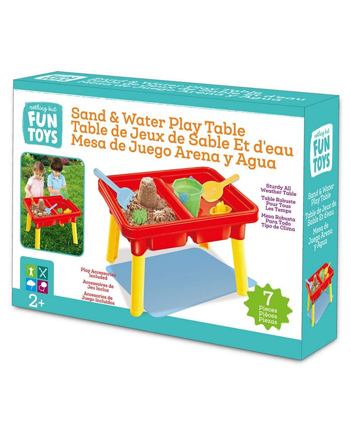 Flat River Group Sand Water Sensory Play Table Play Set, 6 Piece - Macy's