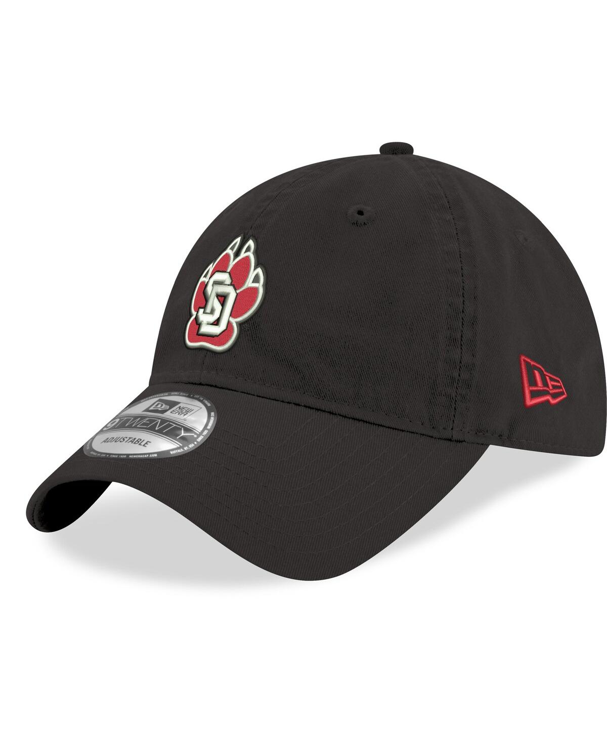 New Era Men's Black South Dakota Coyotes Hustle 9twenty Adjustable Hat ... New Era Men's Black South Dakota Coyotes Hustle 9twenty Adjustable Hat ...