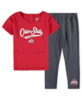 Genuine Stuff Little Girls Scarlet Ohio State Buckeyes Stadium T-shirt ...