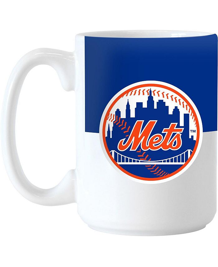 Logo Brands New York Mets 15 oz Colorblock Mug - Macy's